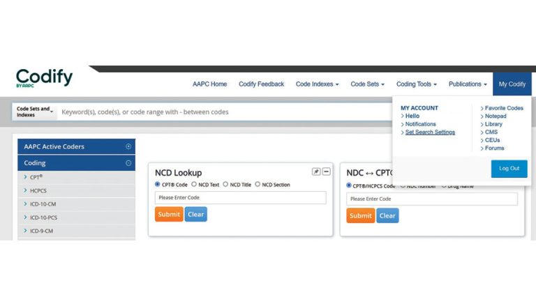 Speed Up Your Codify Code Search - AAPC Knowledge Center