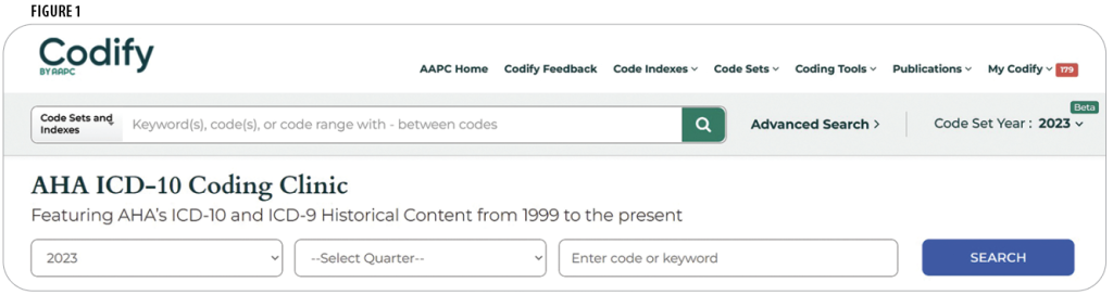 Search AHA Coding Clinic® Articles by Date and Keyword - AAPC Knowledge Center