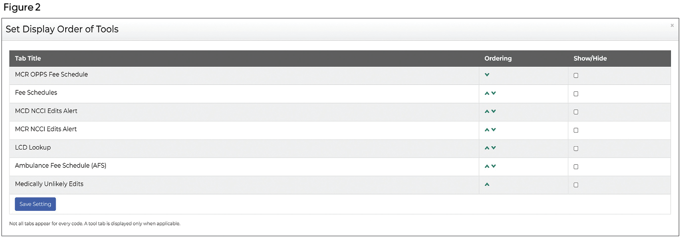 Customize How Codify Tools Display - AAPC Knowledge Center