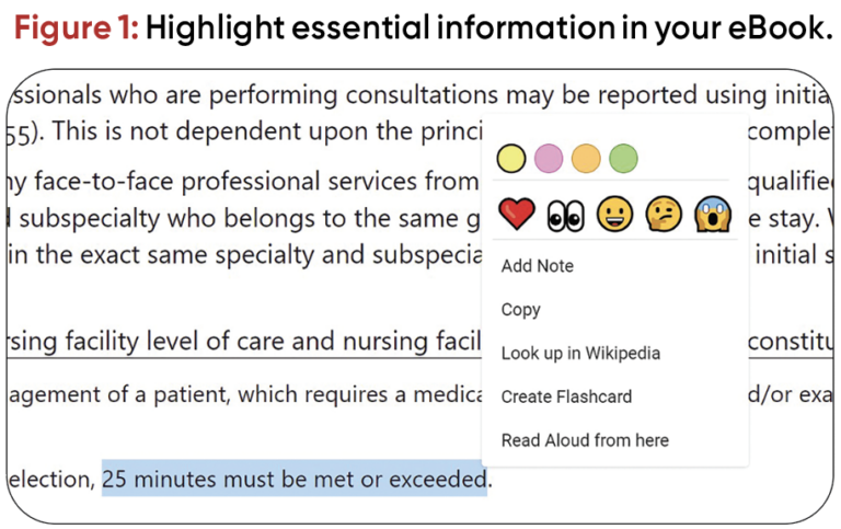 Highlighting and Notating in Your eBooks - AAPC Knowledge Center