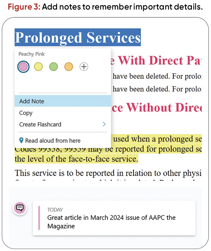 Highlighting and Notating in Your eBooks - AAPC Knowledge Center