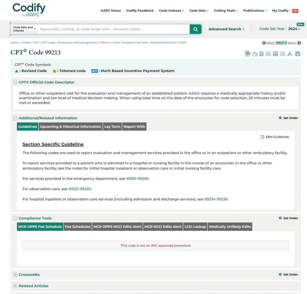 Create Your Ideal Code Details Page - AAPC Knowledge Center