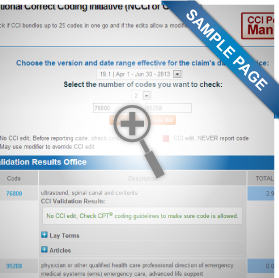 CCI Edits Checker – Codify